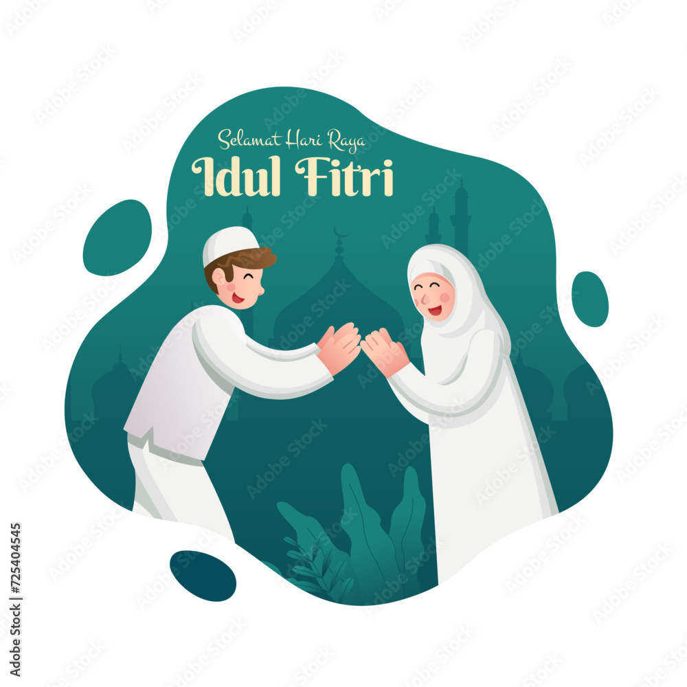 Selamat hari raya Idul Fitri is another language of happy eid mubarak ...