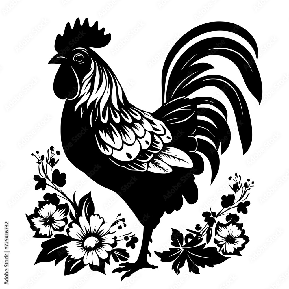 rooster png, rooster svg, rooster vector, rooster silhouette, eps, png ...