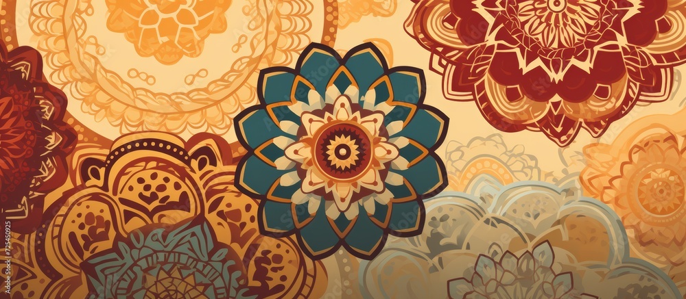 Step into a world of cultural fusion as traditional Arab patterns merge ...