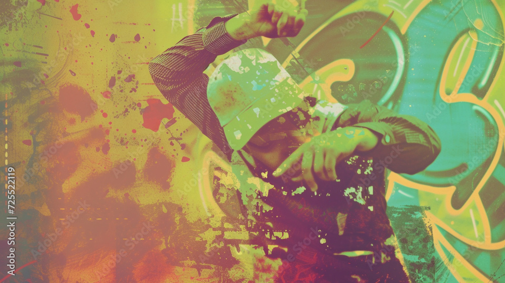 Funk a Gunge Vintage Film Title Graphic Leader Distressed Movie Retro ...