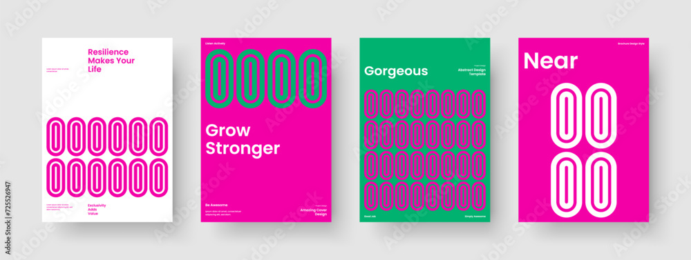 Geometric Book Cover Template. Creative Background Layout. Modern ...