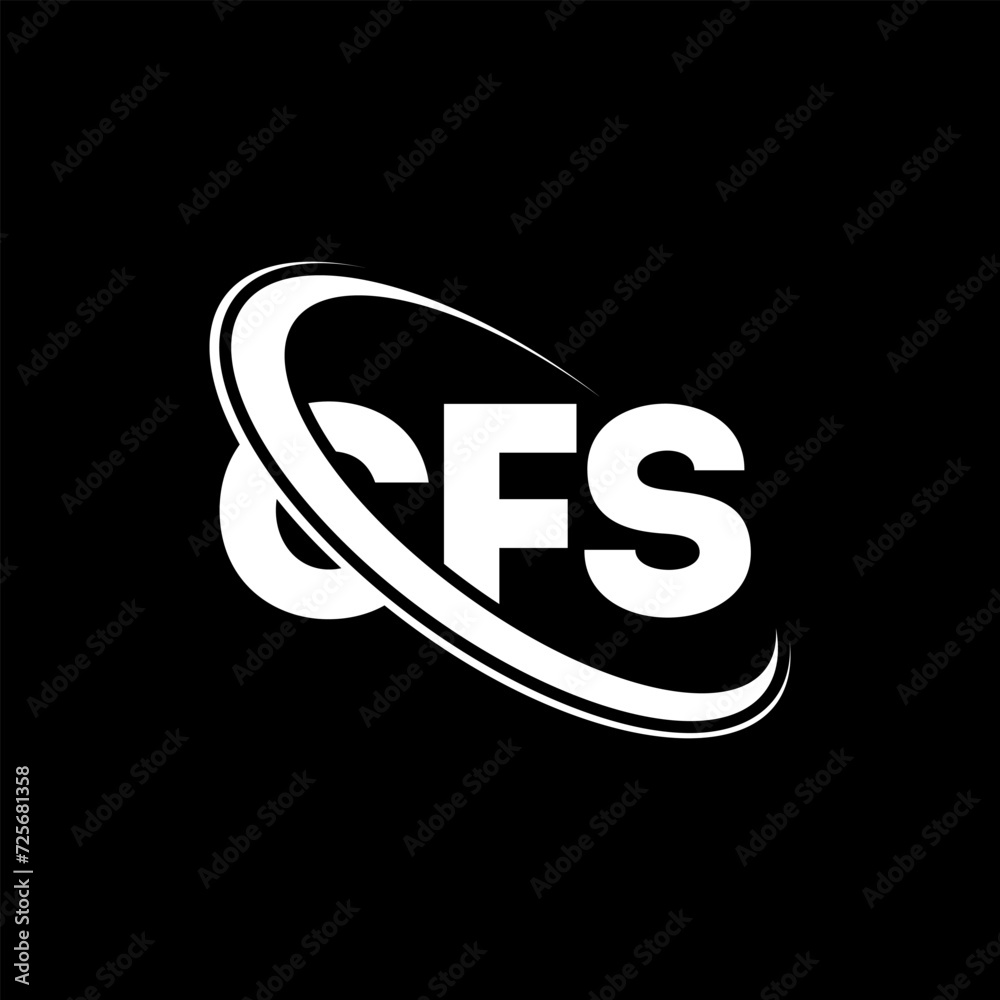 CFS logo. CFS letter. CFS letter logo design. Initials CFS logo linked ...