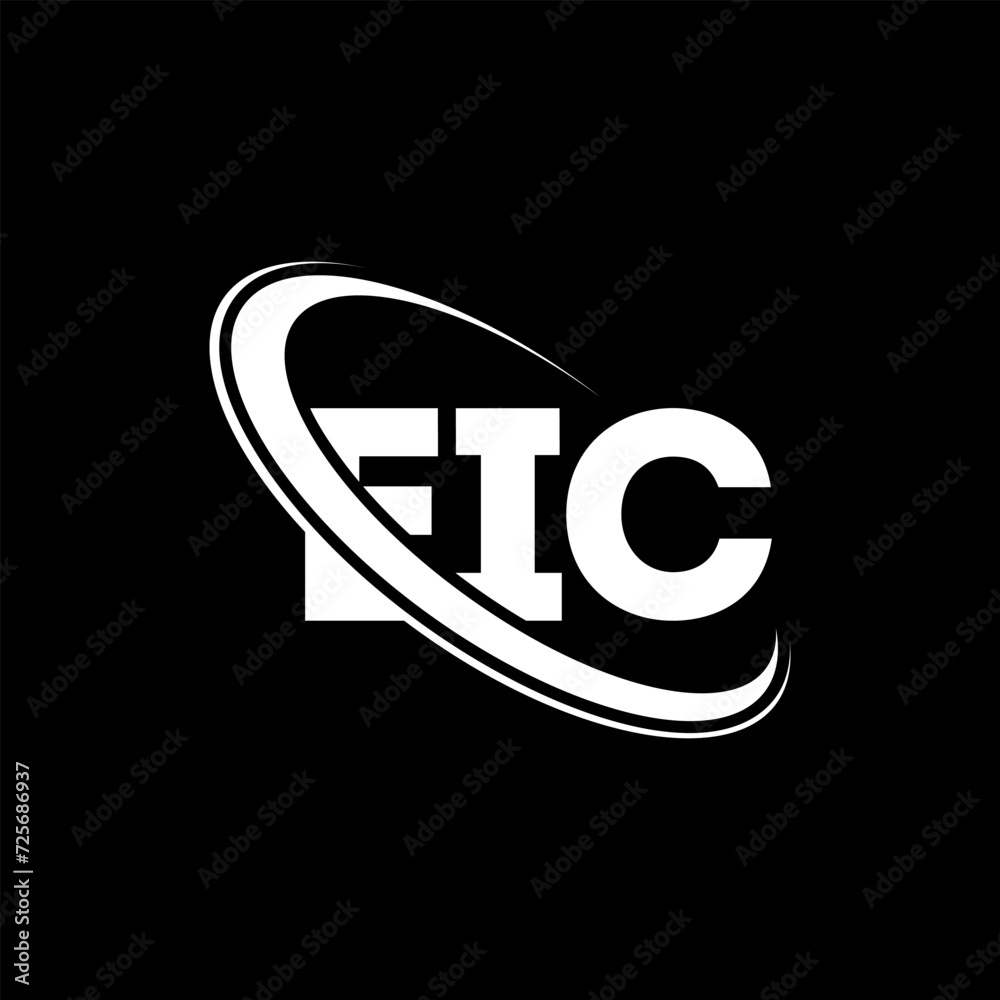 EIC logo. EIC letter. EIC letter logo design. Initials EIC logo linked ...