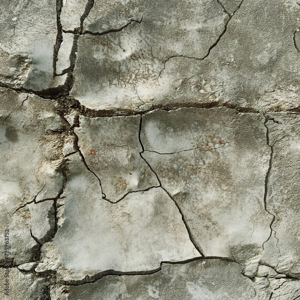 Cracked Concrete Textures: Photorealistic Depictions of Urban Decay and ...