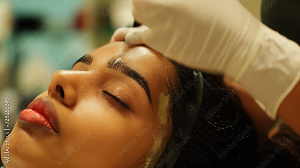 Indian women undergoing Botox treatment for nose and jaw beauty ...