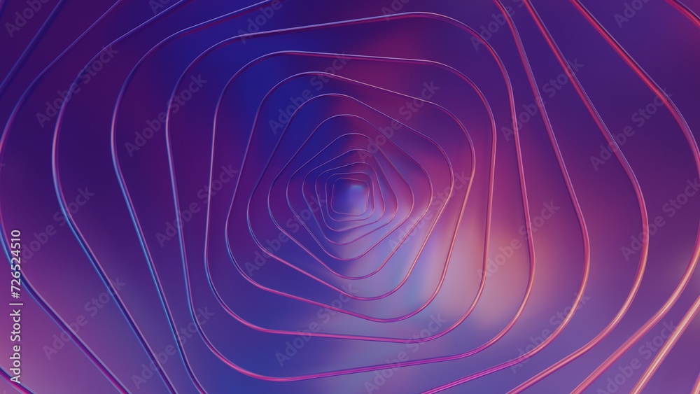 A 3D rotation background with astonishing colors, creating a ...