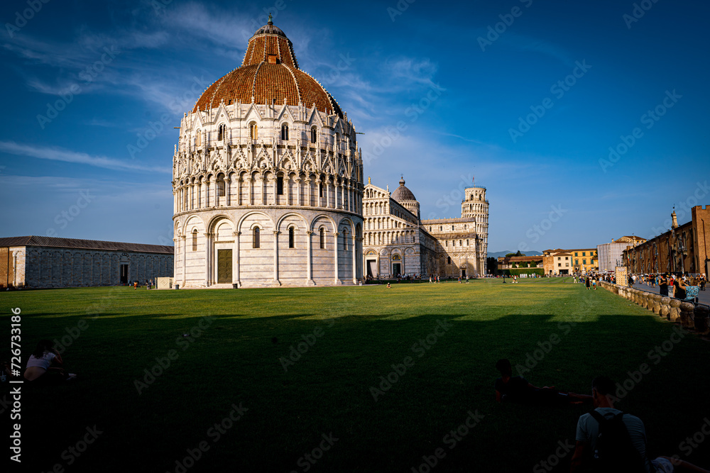 "Pisa Perspectives: Iconic Leaning Tower and Tuscan Elegance" Stock ...