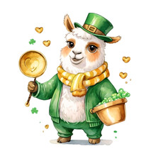 St. Patrick's Day Llama Free Stock Photo - Public Domain Pictures