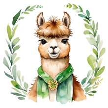 St. Patrick's Day Llama Free Stock Photo - Public Domain Pictures