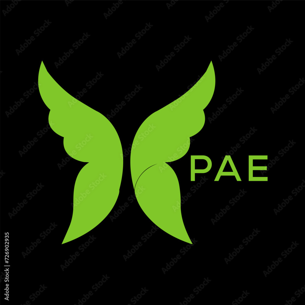 PAE Letter logo design template vector. PAE Business abstract ...