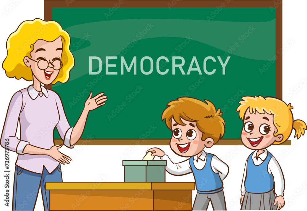 Students who vote in class gain awareness of democracy.children voting ...
