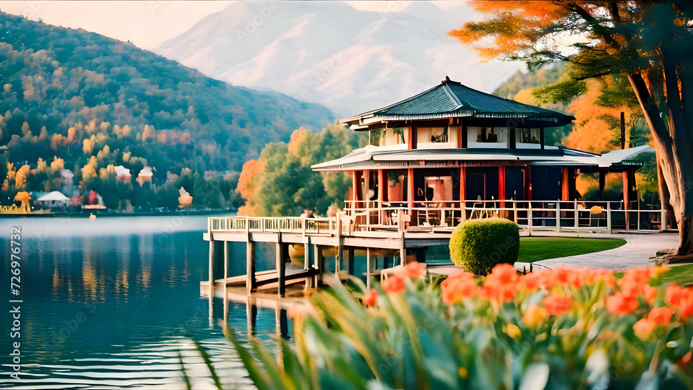 Lake, lakeside, apartments, resorts,lake bled country, lake side ...