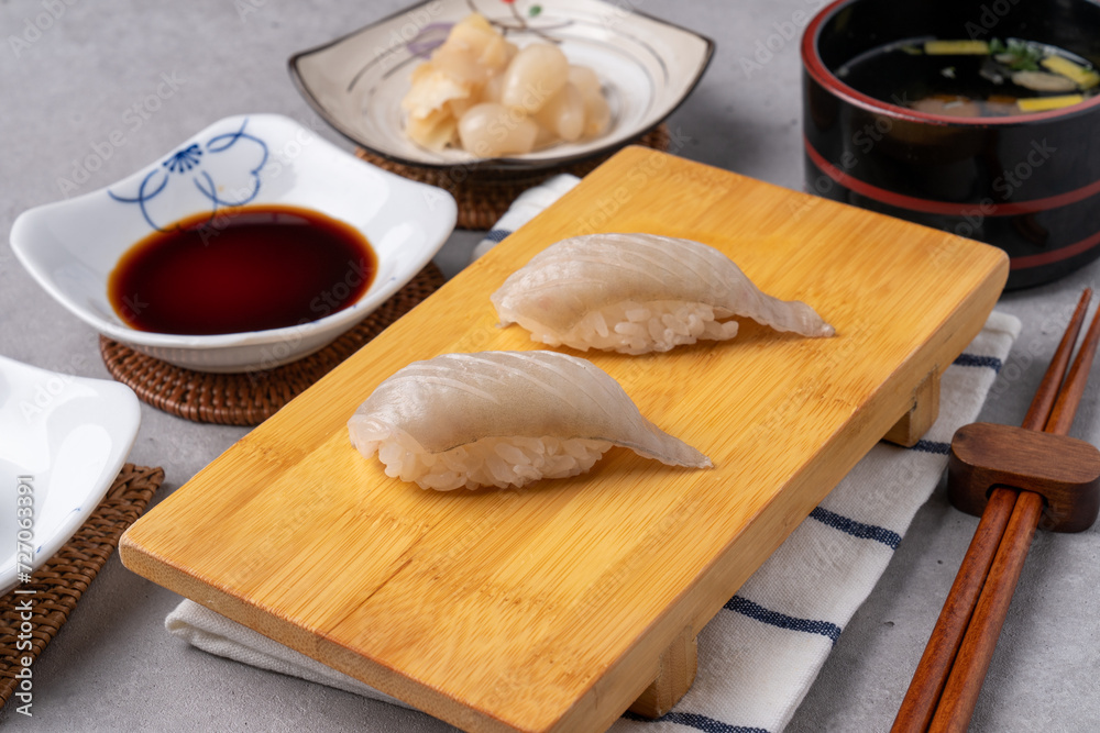 Flatfish, sushi, salmon, fish, sashimi, shrimp, tuna, Japanese, big ...