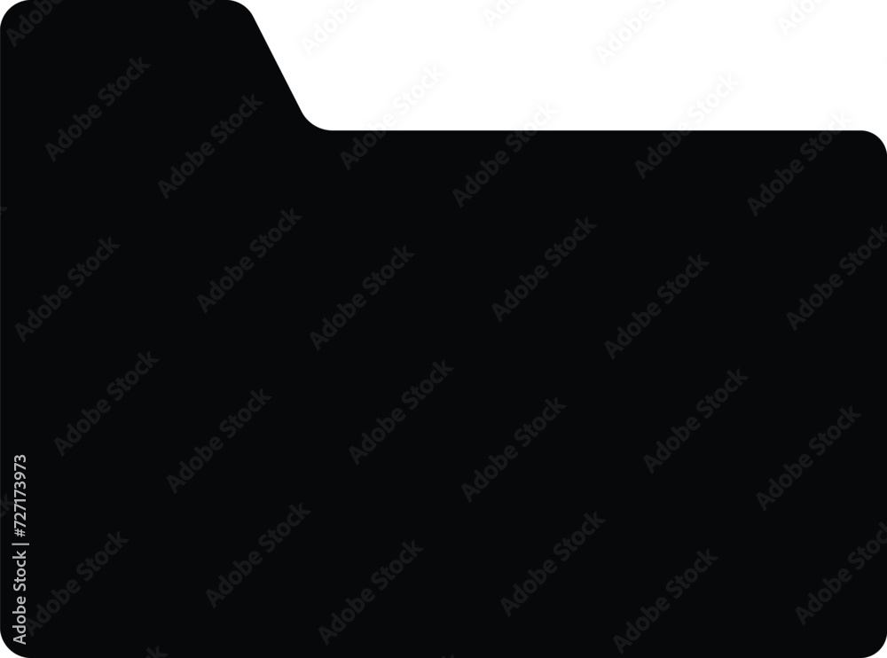 Folder icon vector isolated on white background, logo concept of Folder ...