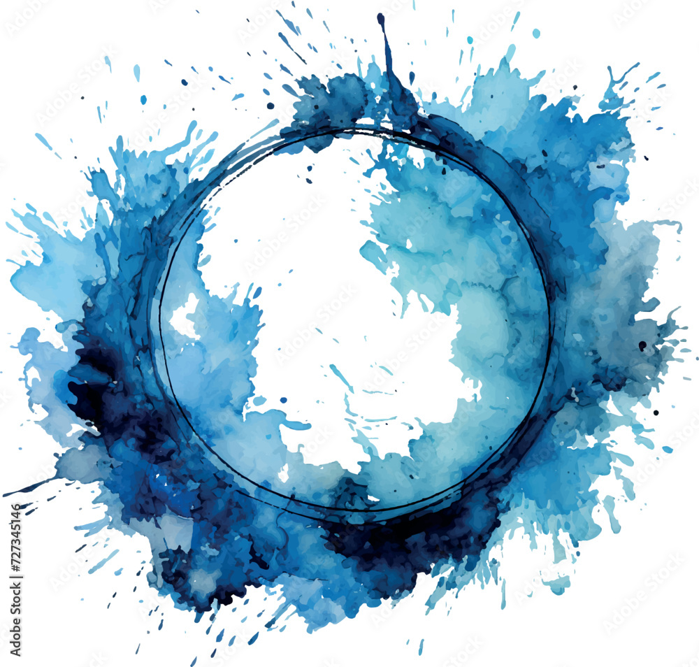 Abstract colorful rainbow color painting illustration and Watercolor ...