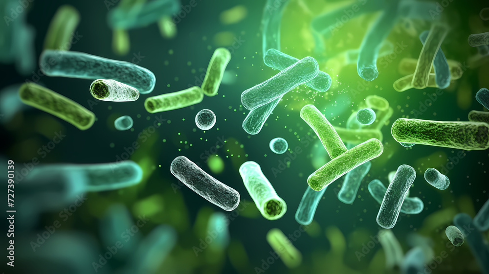 Macroscopic observation of organisms bacteria and cells and viruses ...