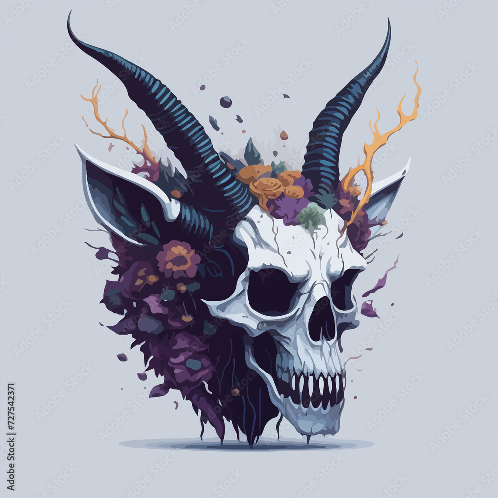 Stock-Illustration „Chaos Unleashed: The hellish embodiment of a ...