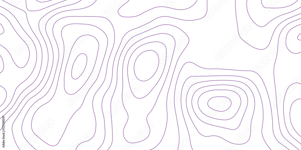 Abstract background with topographic contours map .white wave paper and ...