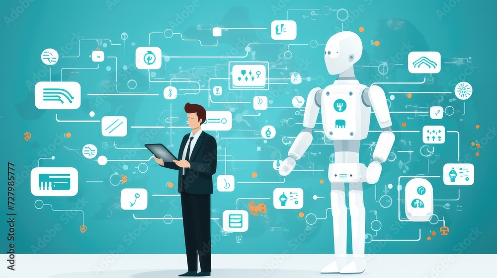 IoT Chatbot in healthcare, doctor using a chatbot Intelligence (AI ...