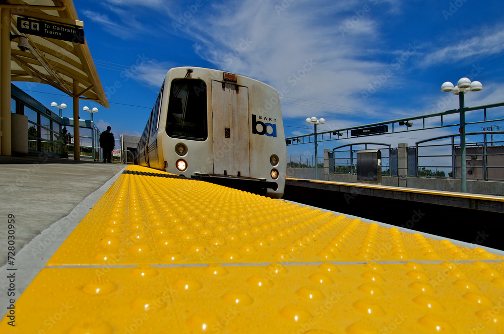 ADA compliant yellow “truncated domes” provide detectable warning ...