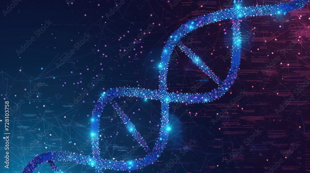 Dna test infographic. Genome sequence map, chromosome architecture and ...