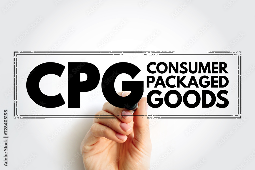 CPG Consumer Packaged Goods - merchandise that customers use up and ...