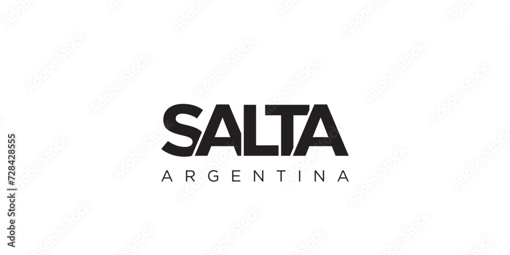 Salta in the Argentina emblem. The design features a geometric style ...