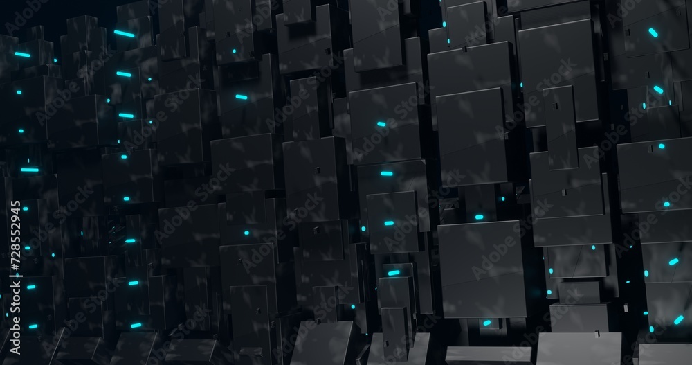 abstract technology background, modern digital tech 3d wallpaper, sci ...