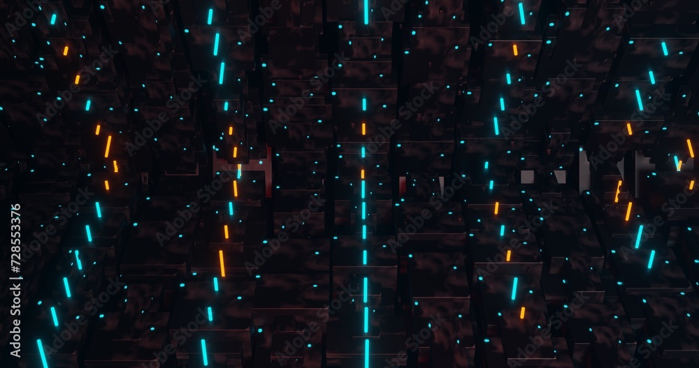 abstract technology background, modern digital tech 3d wallpaper, sci ...