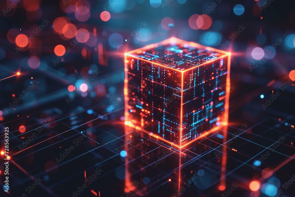 Blockchain connections and communication between blockchain blocks are ...