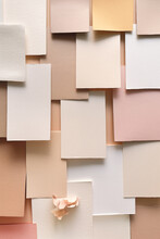 Pink Flowers On Paper Collage Art Free Stock Photo - Public Domain Pictures