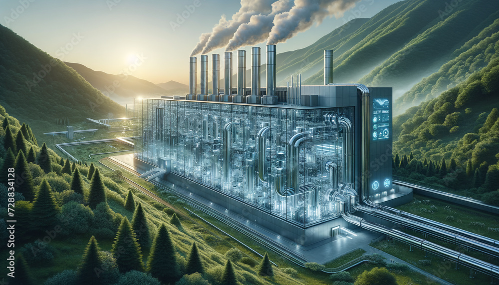 Cutting-edge carbon capture facility blending technology and nature ...