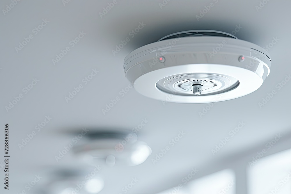 Fire safety equipment set with smoke detectors automatic fire alarm ...