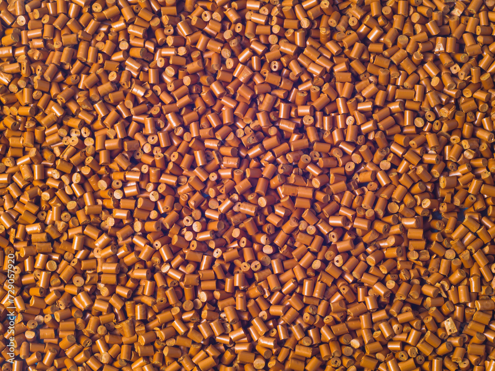 Cold cut type pearl gold color masterbatch granules, this polymer is a ...