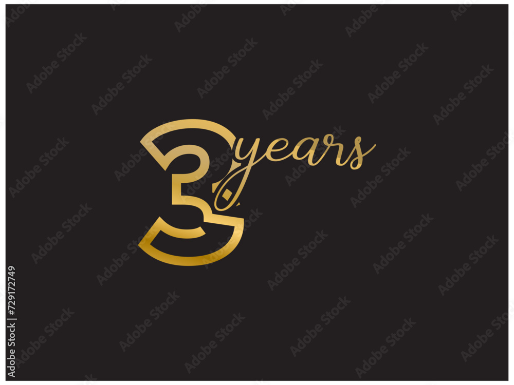 Celebration Emblem Anniversary Vector Logo. Milestone Mark Anniversary ...