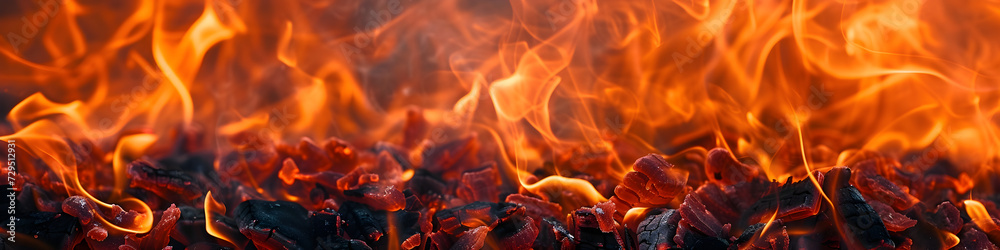 fire flames background. background, horizontal, landing page, banner ...