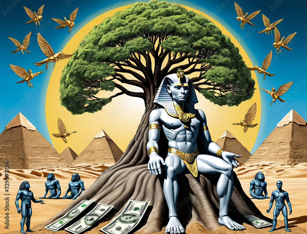 Over-the-Top Illuminati Conspiracy - Dramatic comic art with celebrity ...