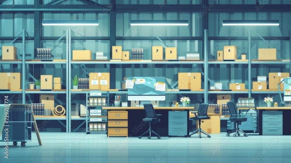 Clean and organized workstations allow for a smooth production flow ...