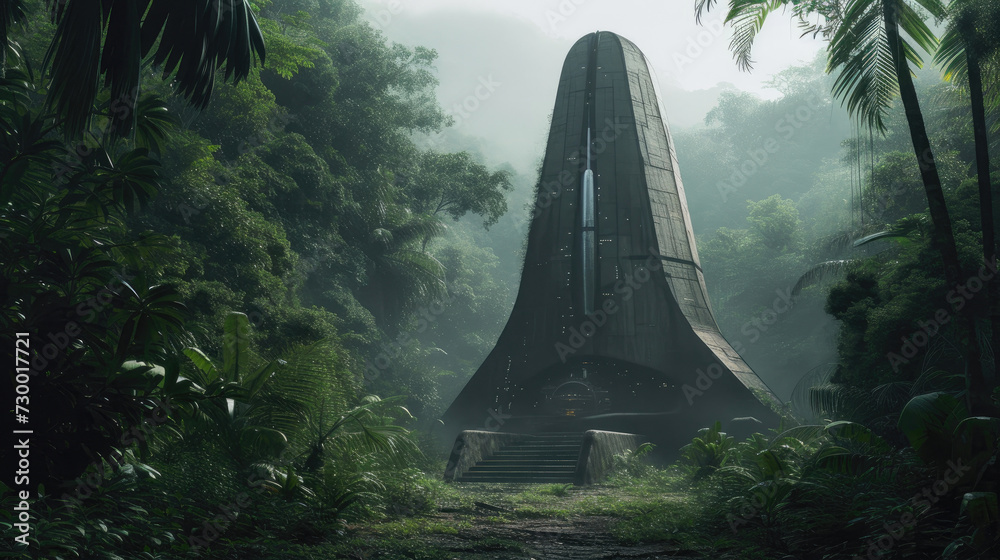 Hidden Amazon Facility: Top-Secret Satellite Launch Site Revealed Stock ...