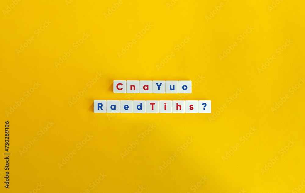 Typoglycemia Concept Image and Banner. Word-scrambling Phenomenon ...