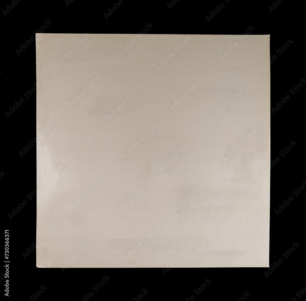 Vinyl Record Album EP Cover Texture Mockup. Realistic paper overlay ...