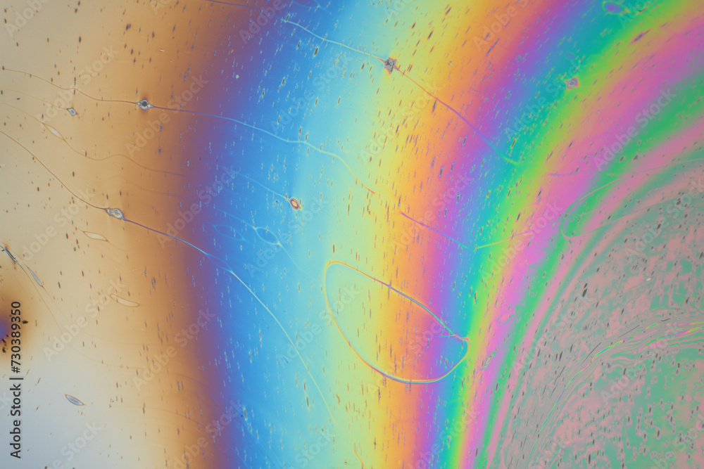 Thin-film Interference Iridescent Science Experiment Soap Colorful ...