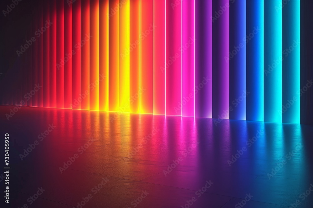 Vibrant strip rainbow colorful Curve swirls, motley curves Drag king ...