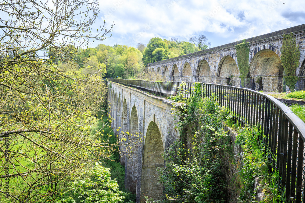 Chirk Aqueduct: A Historic Waterway in Wales Stock Photo | Adobe Stock