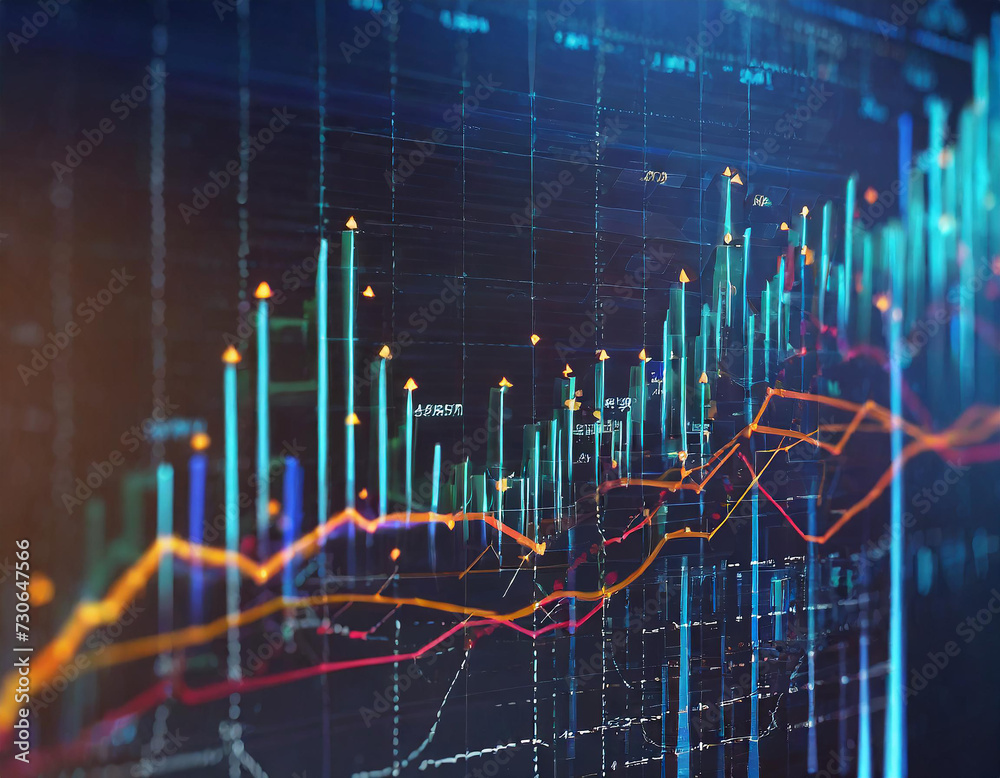 Finance business background. Stock crash market exchange loss trading ...