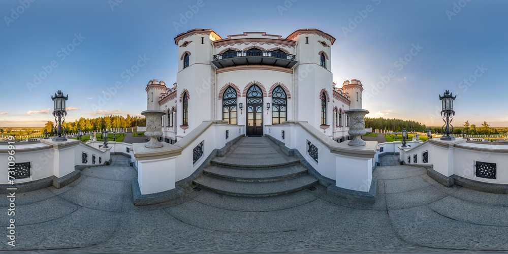 seamless spherical 360 hdri panorama overlooking restoration of ...
