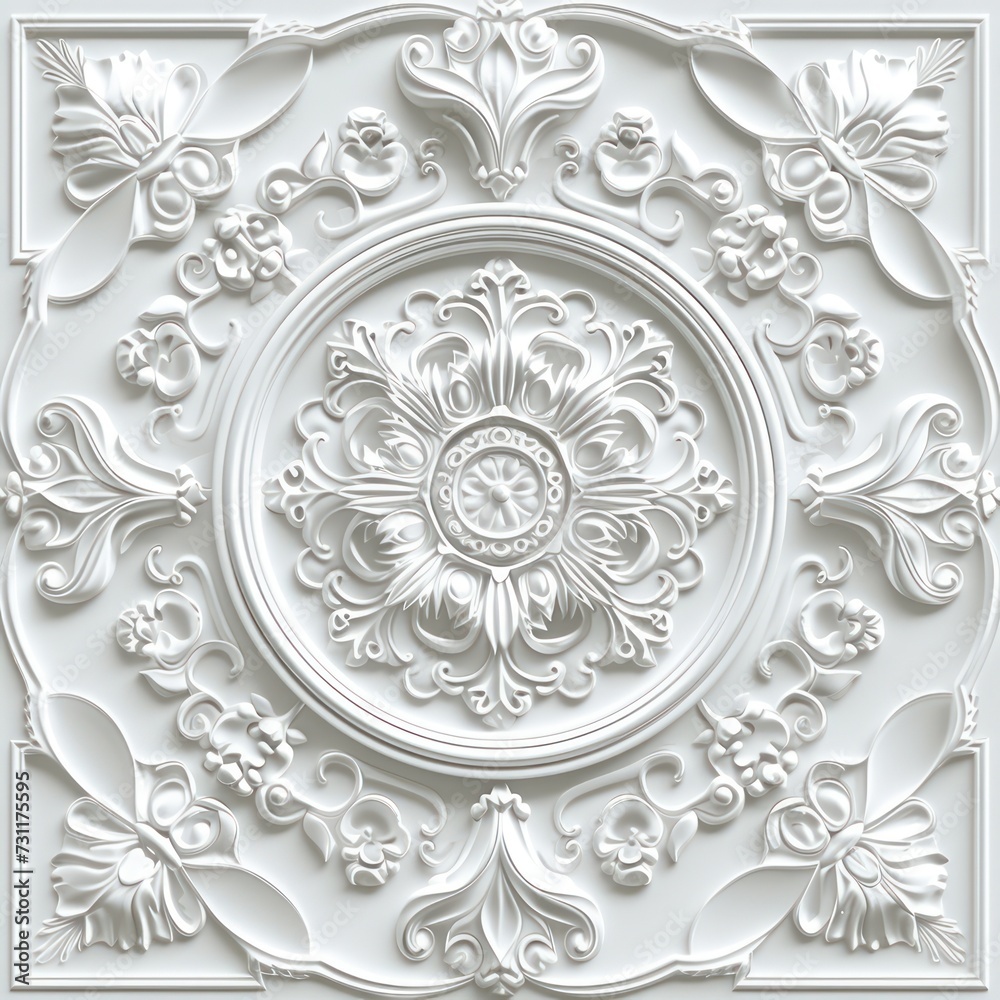 Modern frame background enhances the elegance of the Victorian-style ...