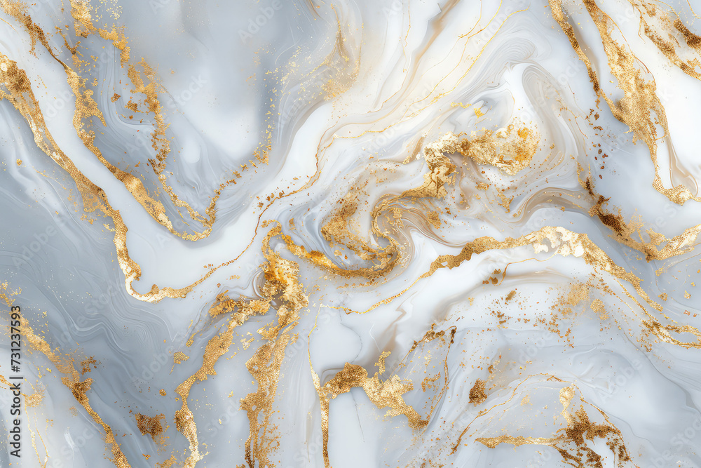 Luxury White Gold Marble texture background. Panoramic Marbling texture ...