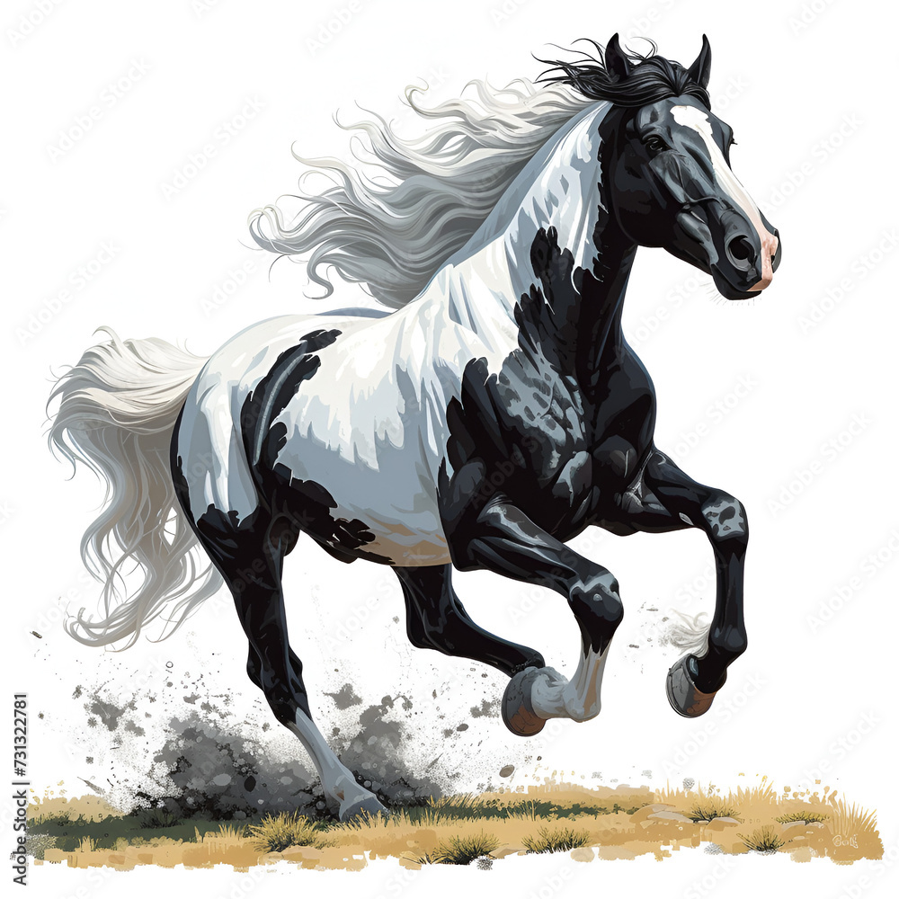 Horse Clipart, Horse Watercolor, Animal Clipart, Cute Horse, Commercial ...