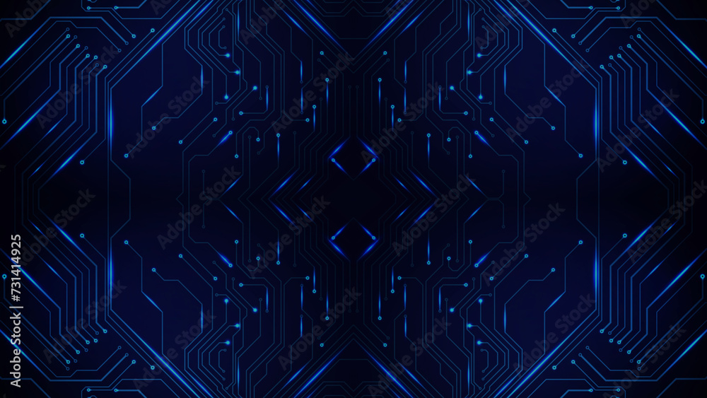 Mechatronic style Digital Background , Digital Circuit board background ...